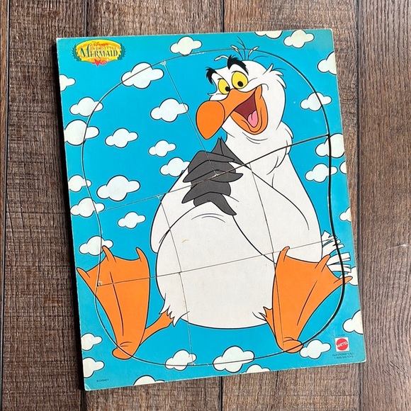 Disney | Toys | Vintage Disney Puzzle Scuttle Fromthe Little Mermaid 9s ...